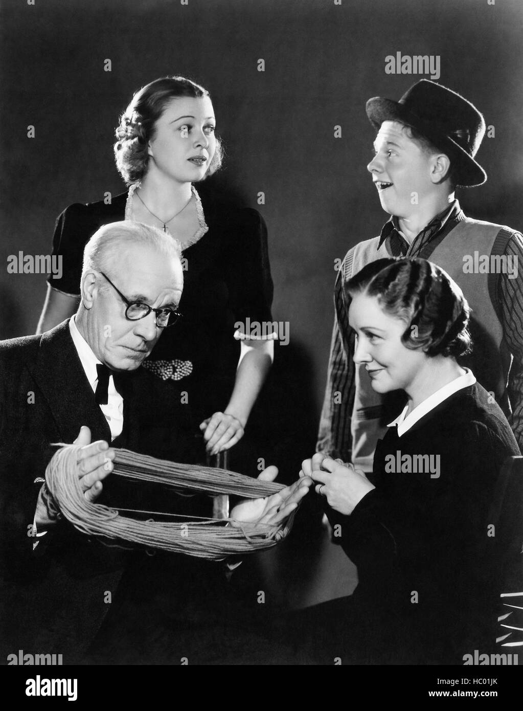 JUDGE HARDY'S CHILDREN, clockwise from lower from left, Lewis Stone ...