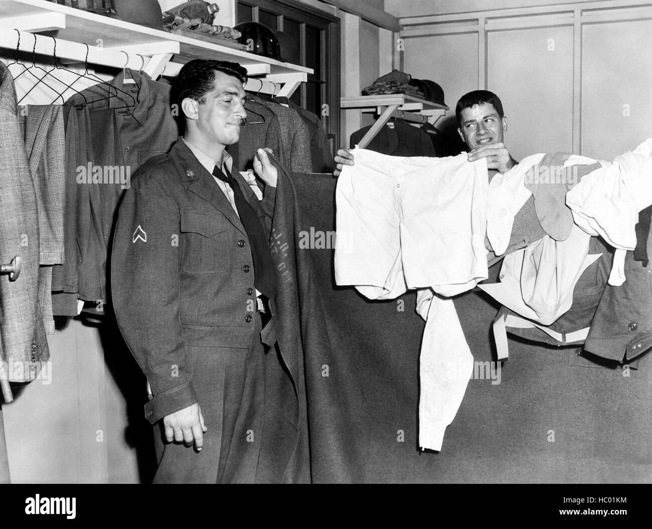 JUMPING JACKS, from left, Dean Martin, Jerry Lewis, 1952 Stock Photo ...