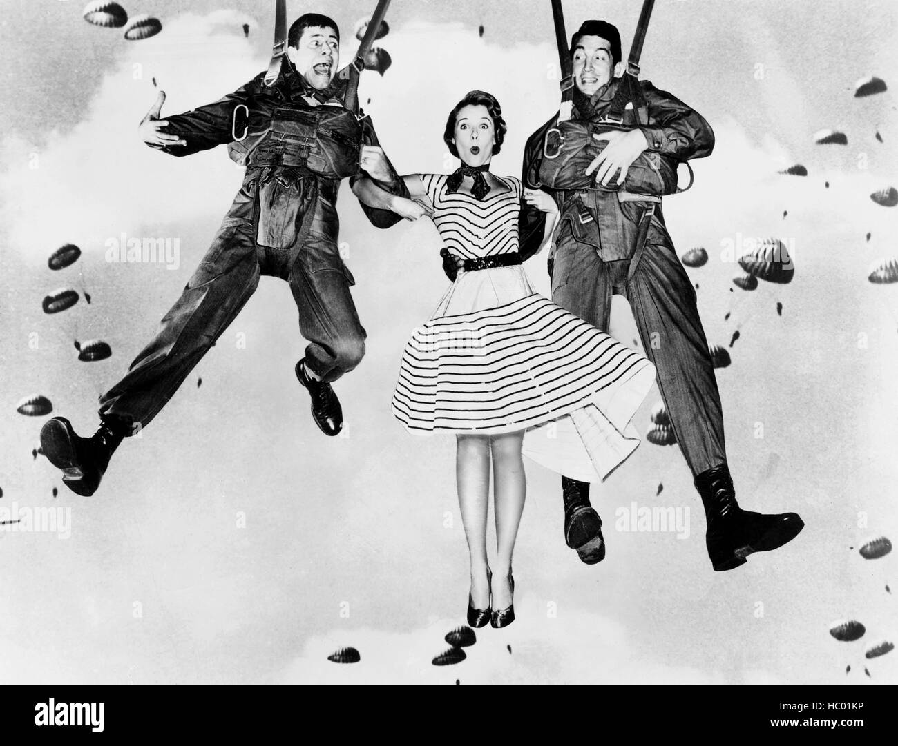 JUMPING JACKS, Jerry Lewis, Mona Freeman, Dean Martin, 1952 Stock Photo - Alamy