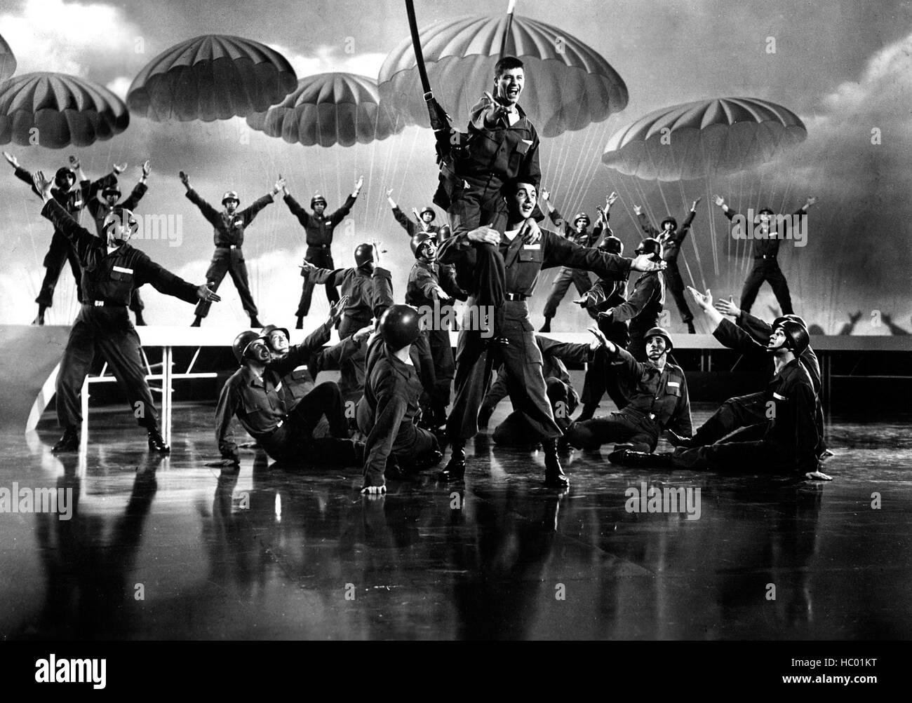 JUMPING JACKS, Jerry Lewis, Dean Martin [Martin & Lewis], 1952 Stock ...