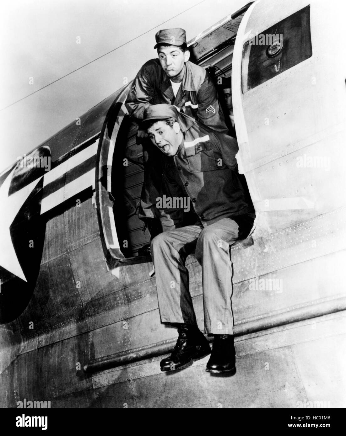 JUMPING JACKS, Dean Martin (back), Jerry Lewis (front), 1952 Stock ...