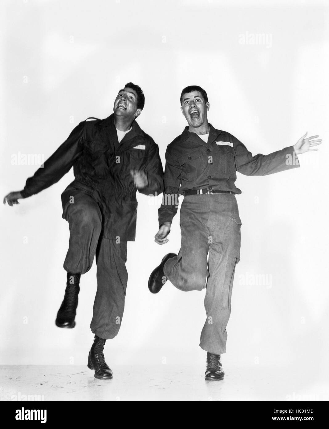 JUMPING JACKS, from left: Dean Martin, Jerry Lewis, 1952 Stock Photo ...