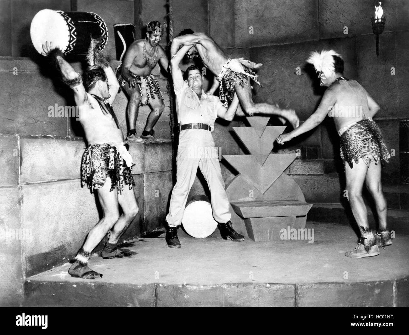 JUNGLE JIM, center: Johnny Weissmuller, 1948 Stock Photo - Alamy