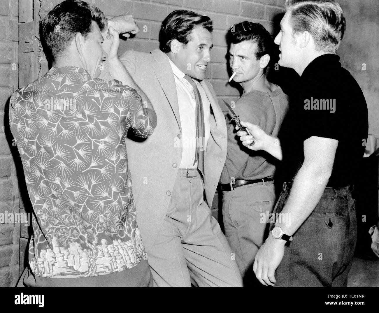 JUVENILE JUNGLE, from left, Joe Conley, Corey Allen, Richard Bakalyan ...