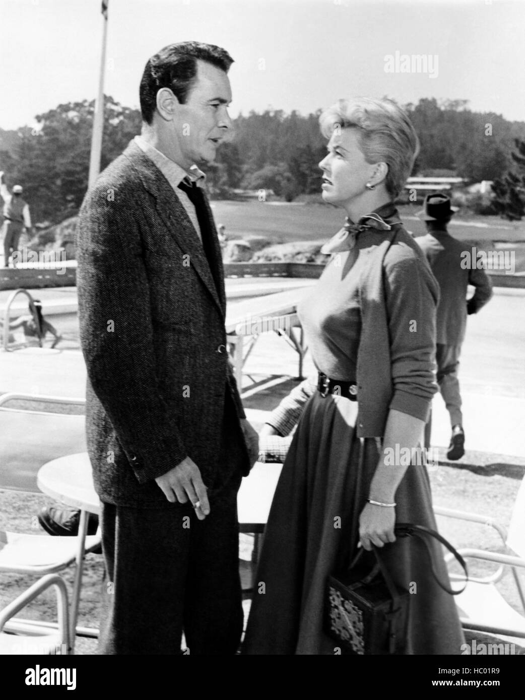 JULIE, from left: Barry Sullivan, Doris Day, 1956 Stock Photo - Alamy