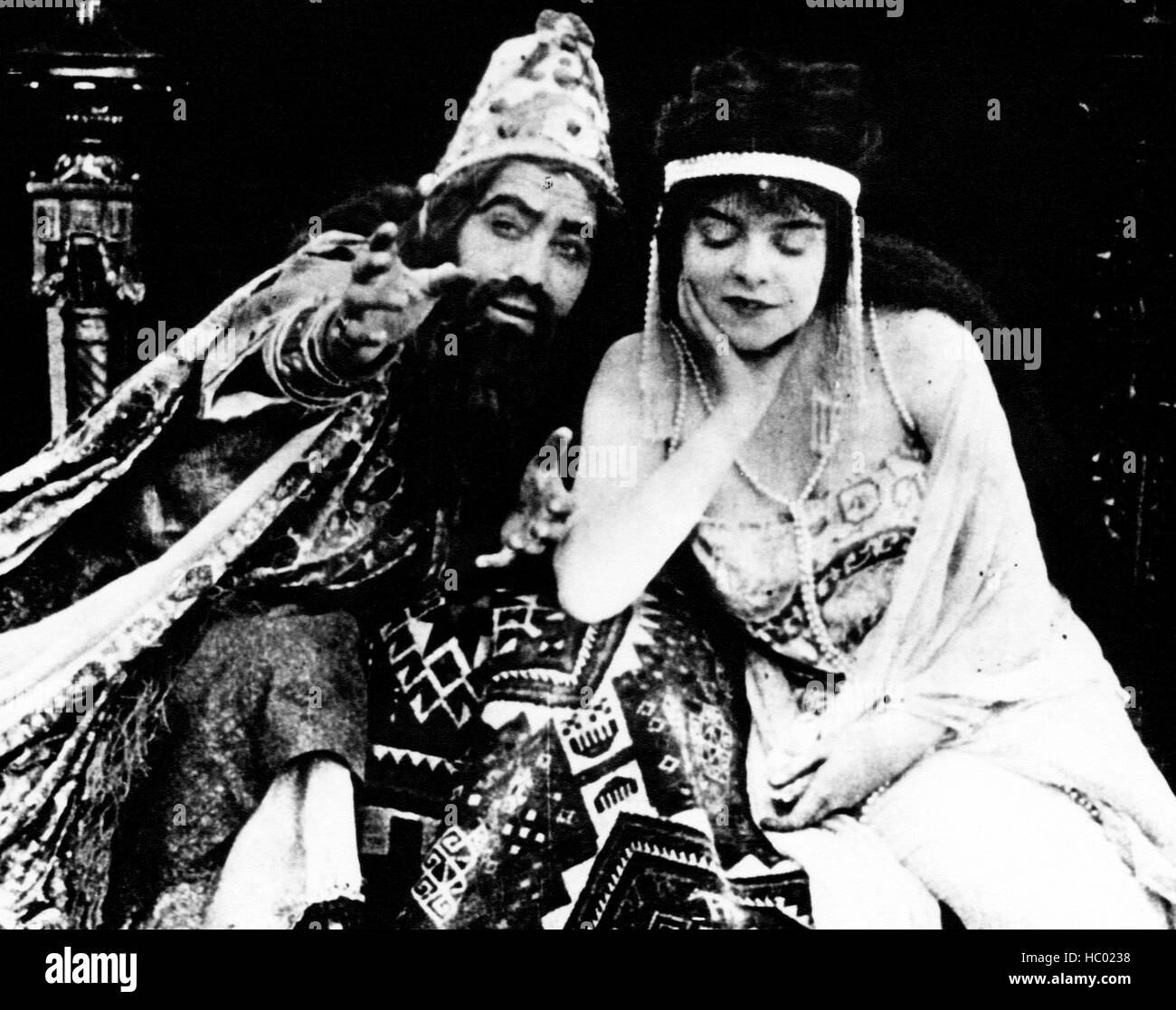 JUDITH OF BETHULIA, Henry B. Walthall, Blanche Sweet, 1914 Stock Photo ...