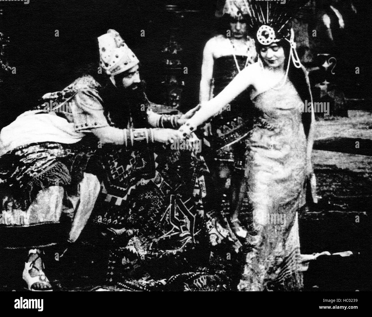 JUDITH OF BETHULIA, Henry B. Walthall, Blanche Sweet, 1914 Stock Photo ...