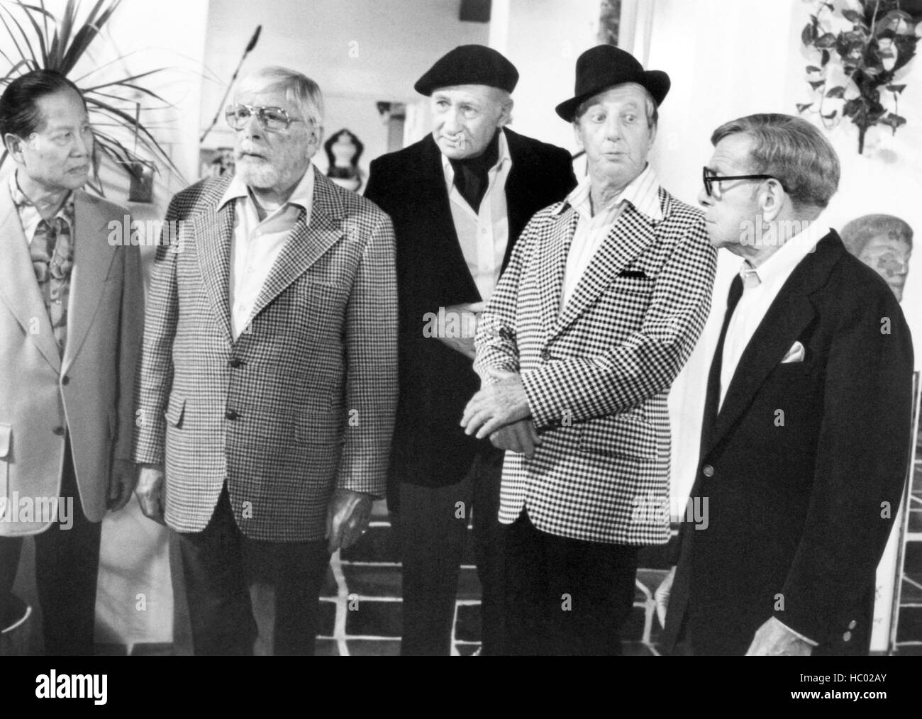 JUST YOU AND ME, KID, from left: Keye Luke, Leon Ames, Carl Ballantine ...