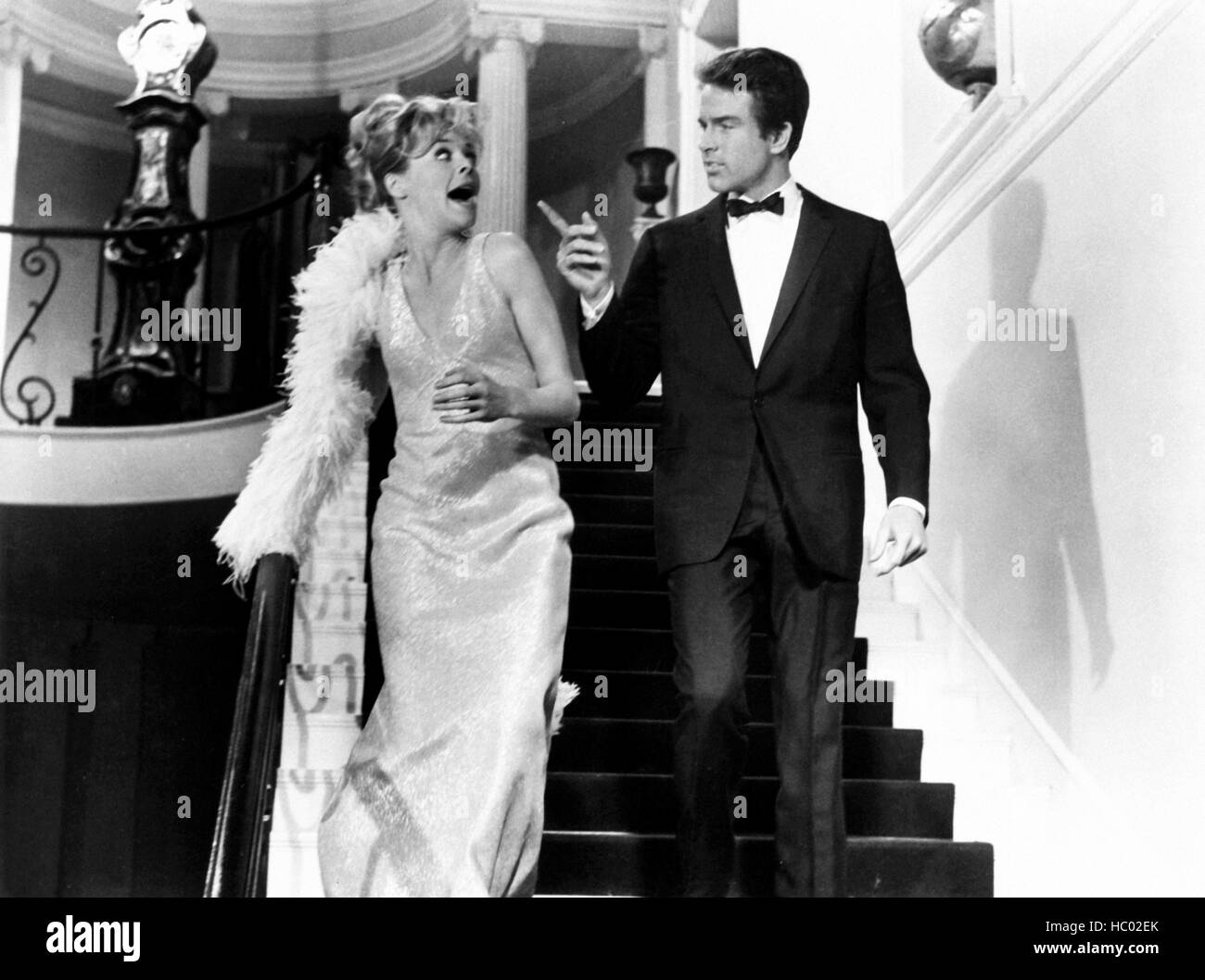 KALEIDOSCOPE, from left, Susannah York, Warren Beatty, 1966 Stock Photo ...