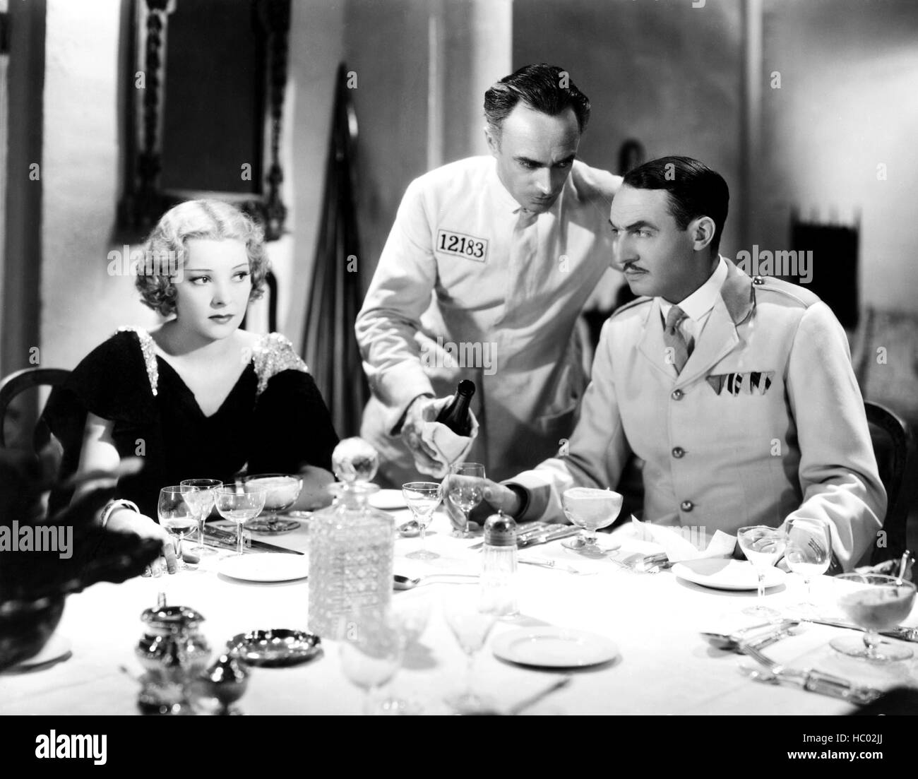 KING OF THE DAMNED, from left, Helen Vinson, Conrad Veidt, Cecil Ramage ...