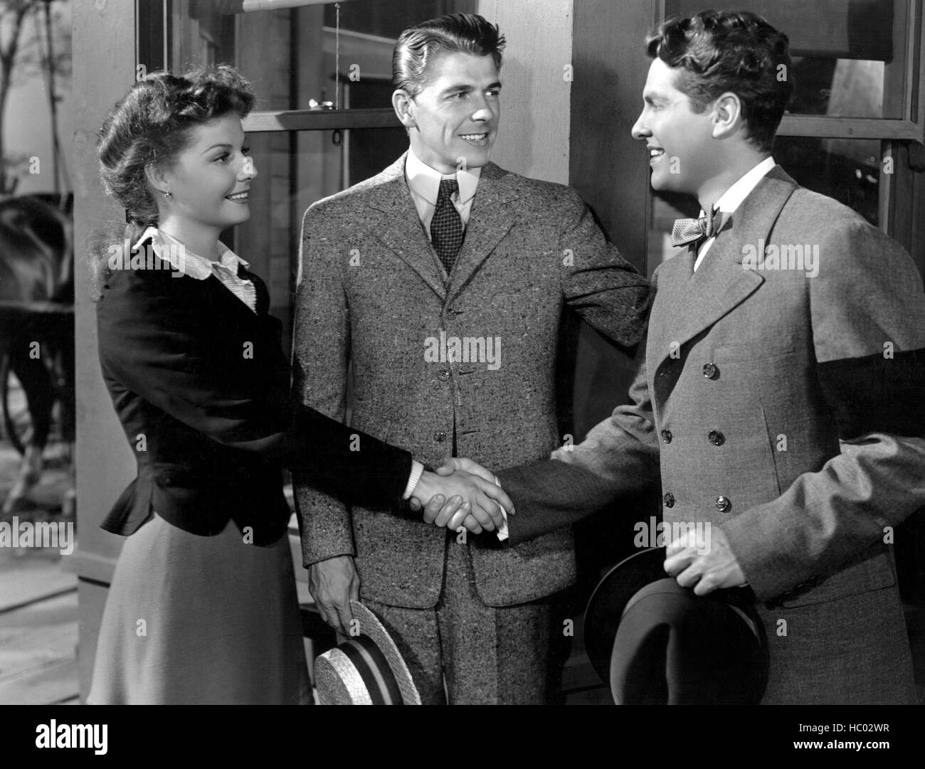 KINGS ROW, Ann Sheridan, Ronald Reagan, Robert Cummings, 1942 Stock ...