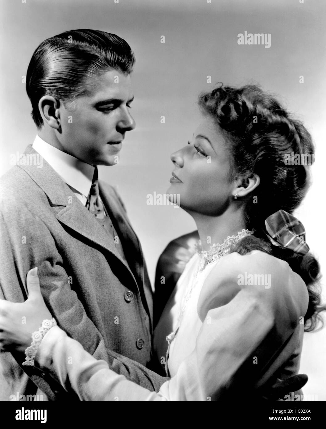 KINGS ROW, from left, Ronald Reagan, Ann Sheridan, 1942 Stock Photo - Alamy