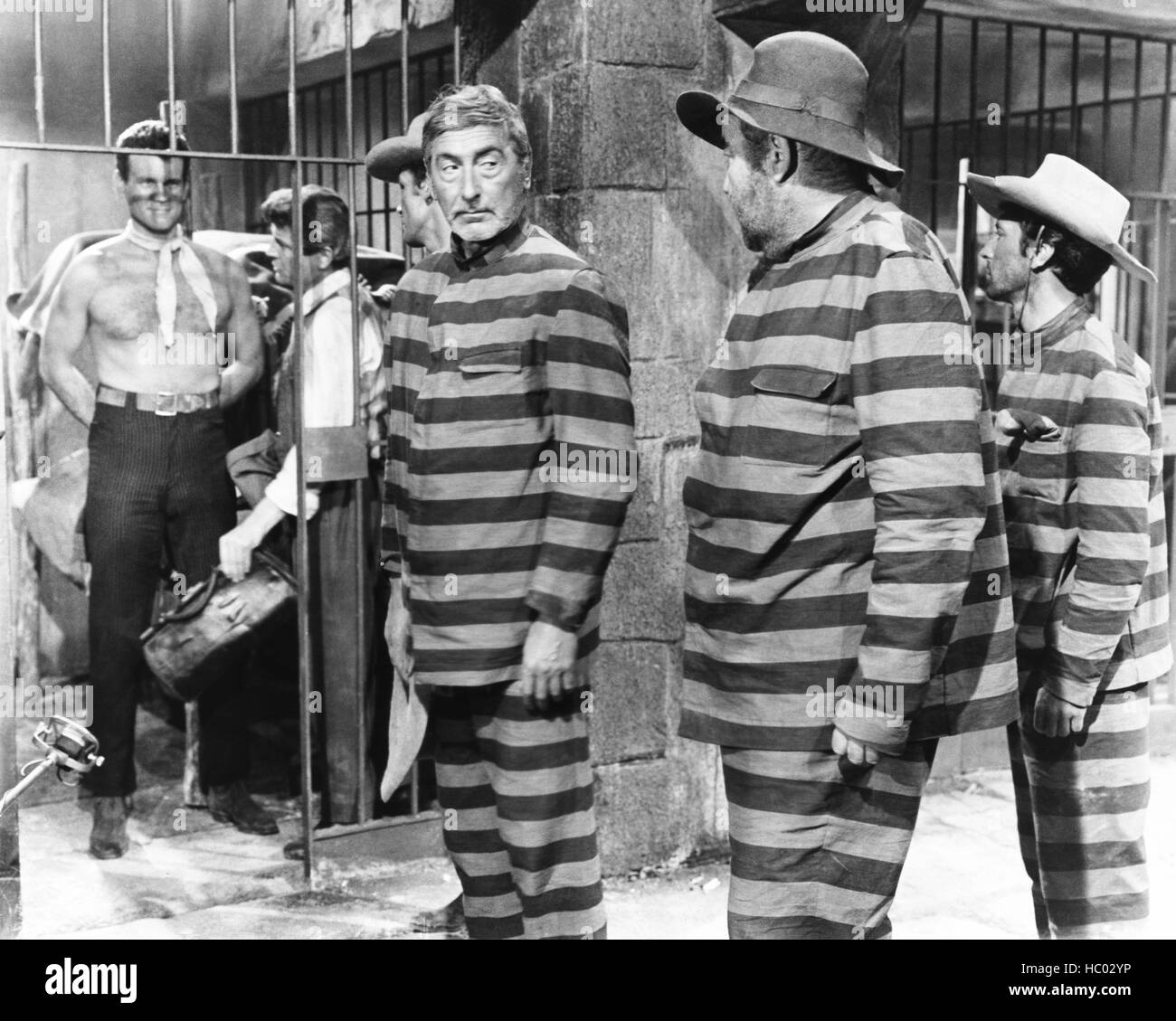 KID RODELO, Don Murray (barechested), Jose Nieto (facing front ...