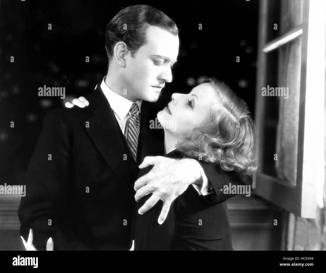 THE KISS, from left, Conrad Nagel, Greta Garbo, 1929 Stock Photo - Alamy