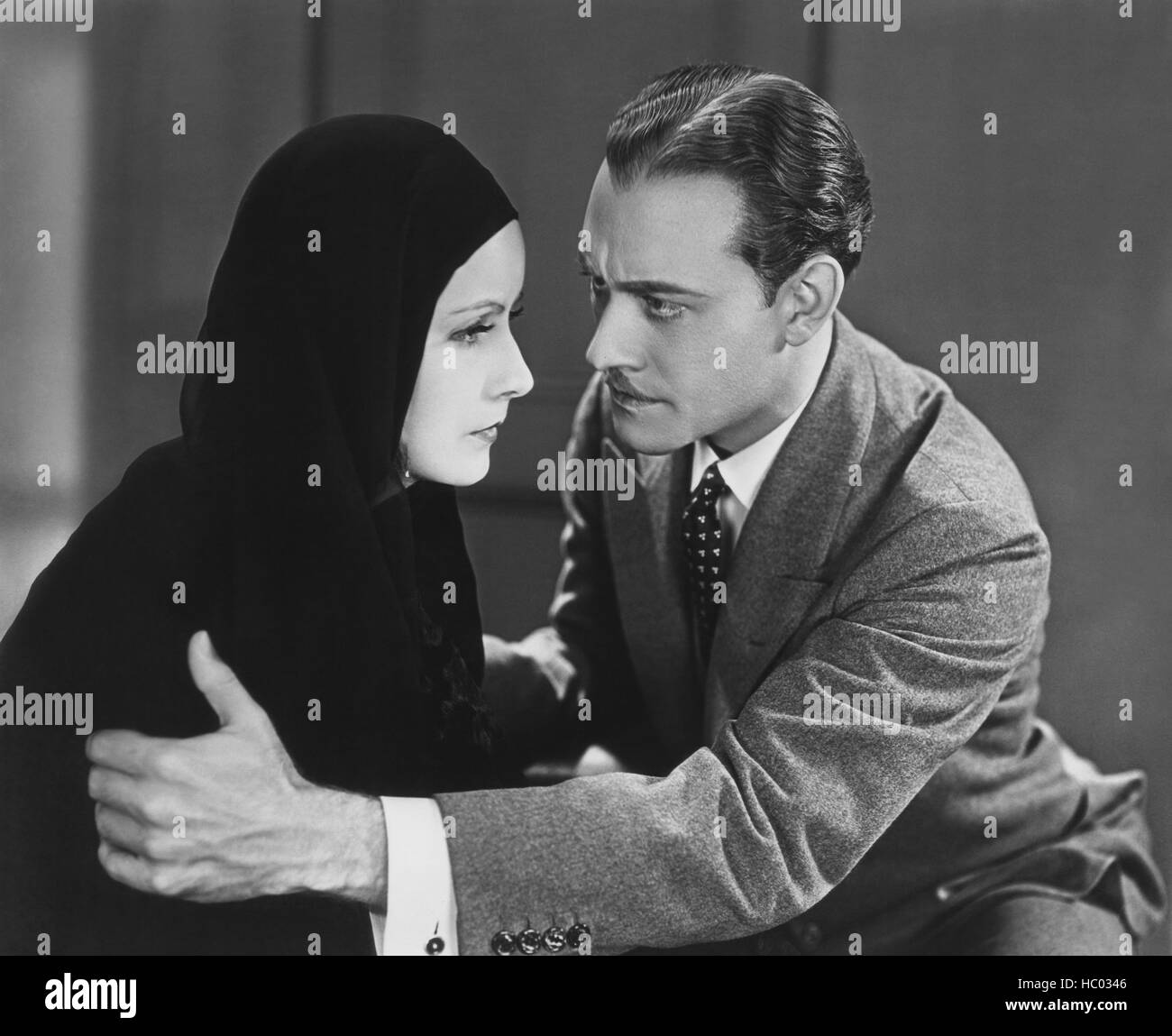THE KISS, from left: Greta Garbo, Conrad Nagel, 1929 Stock Photo - Alamy