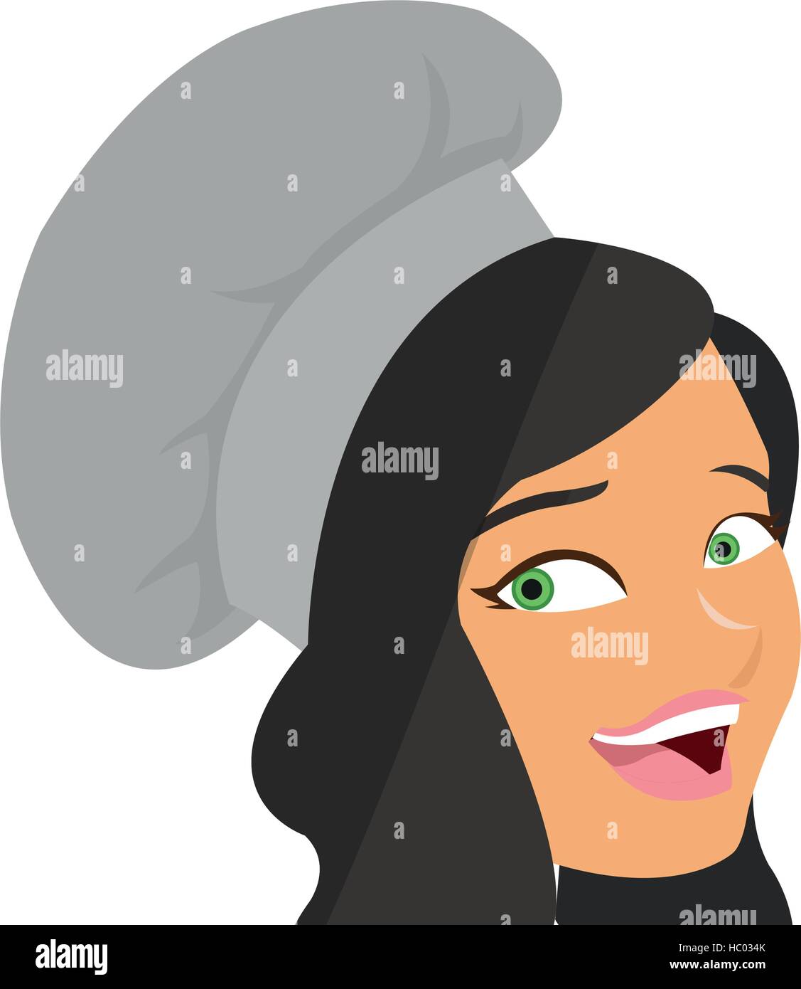 Isolated Female Chef Cartoon Design Stock Vector Image And Art Alamy