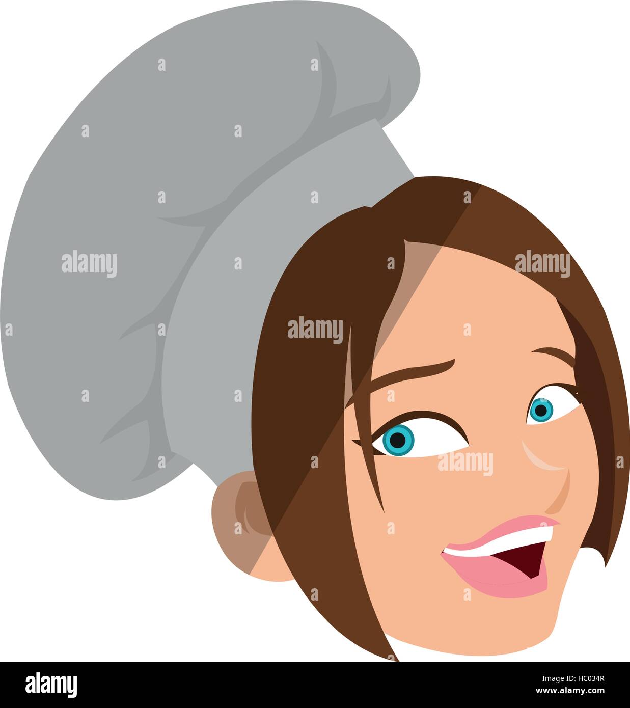 Isolated Female Chef Cartoon Design Stock Vector Image And Art Alamy