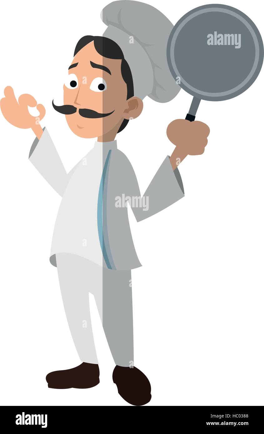 Isolated male chef cartoon design Stock Vector Image & Art - Alamy