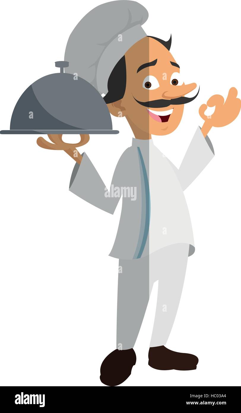 Isolated male chef cartoon design Stock Vector Image & Art - Alamy
