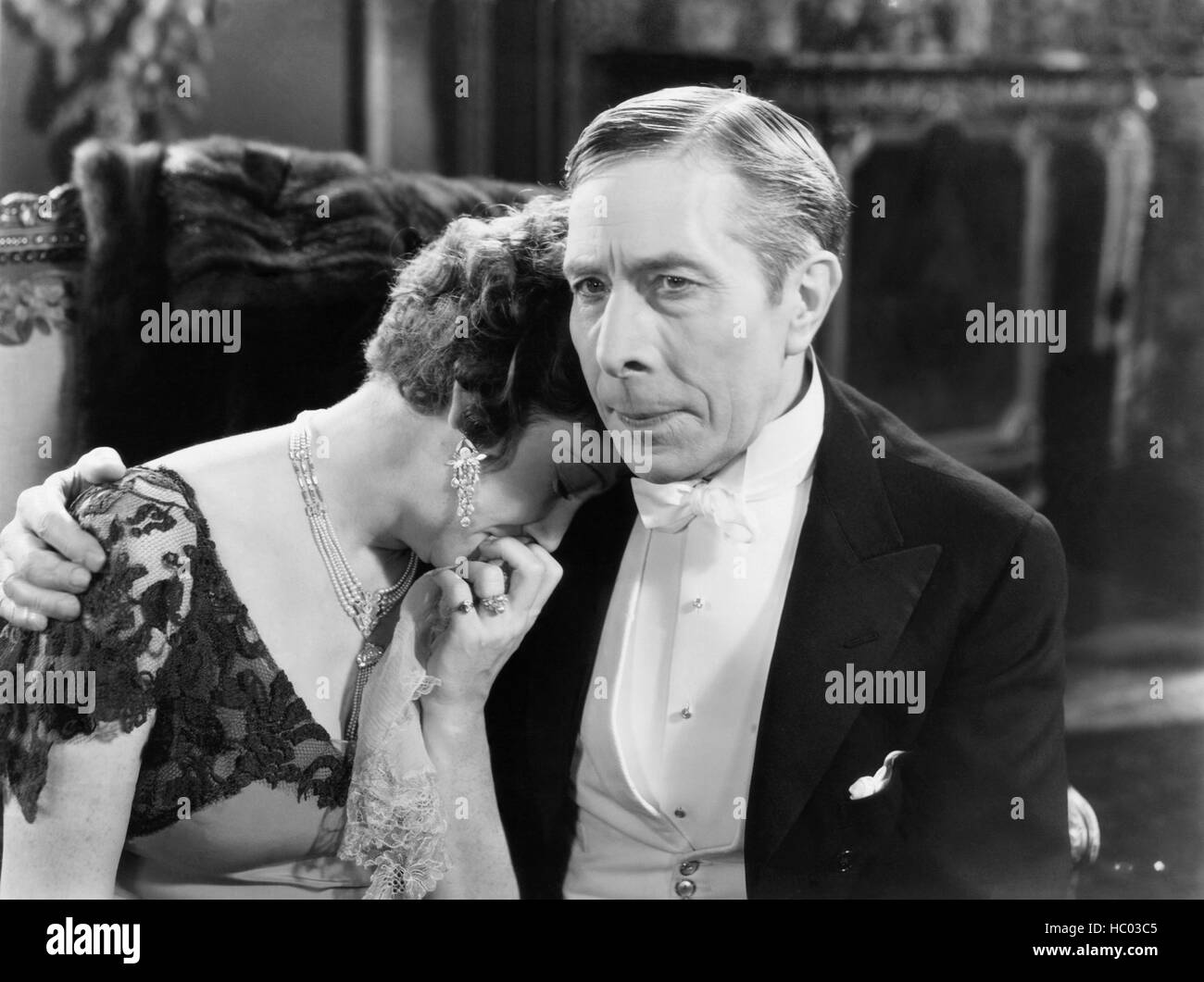 THE KING'S VACATION, Florence Arliss, George Arliss, 1933 Stock Photo ...