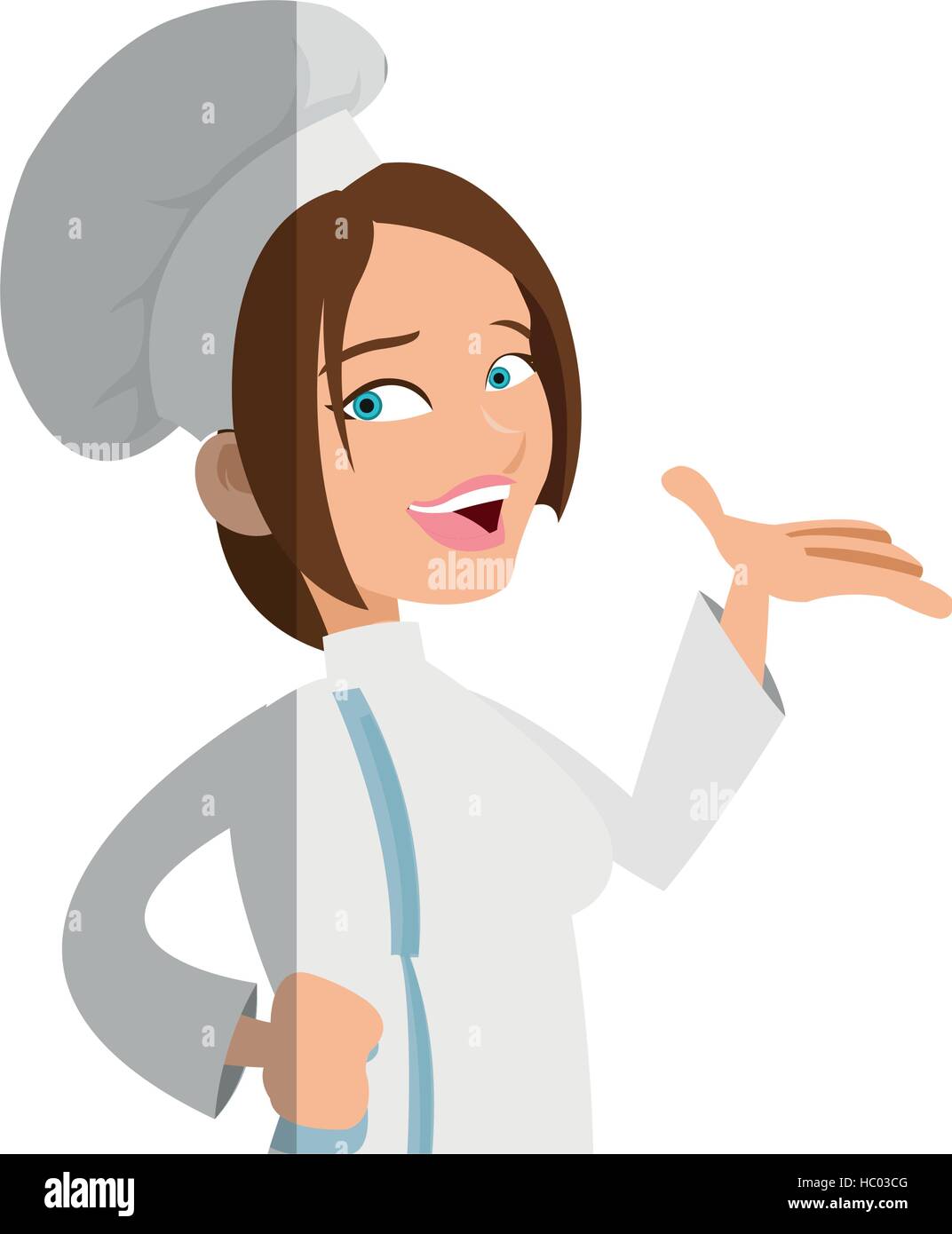 Isolated Female Chef Cartoon Design Stock Vector Image And Art Alamy