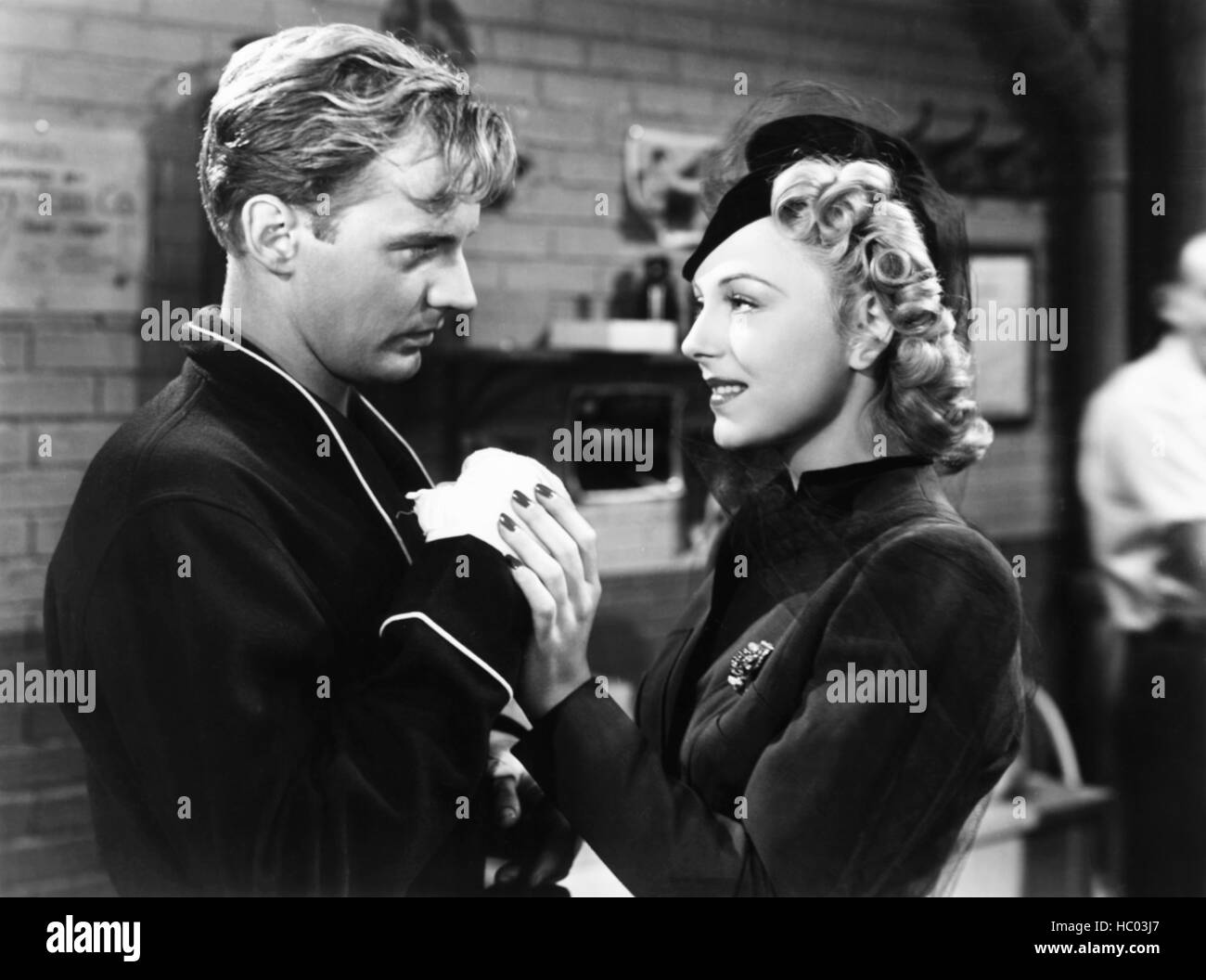 KNOCKOUT, from left, Arthur Kennedy, Virginia Field, 1941 Stock Photo - Alamy