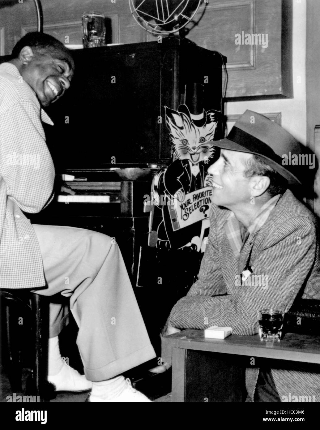 KNOCK ON ANY DOOR, from left, Dooley Wilson, Humphrey Bogart, on-set ...