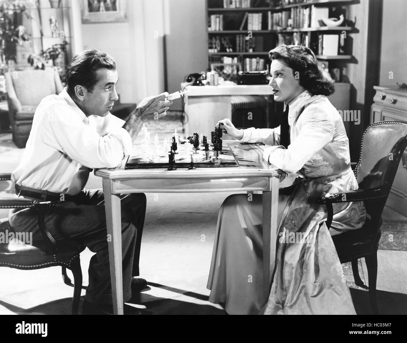 KNOCK ON ANY DOOR, from left: Humphrey Bogart, Susan Perry, 1949 Stock ...
