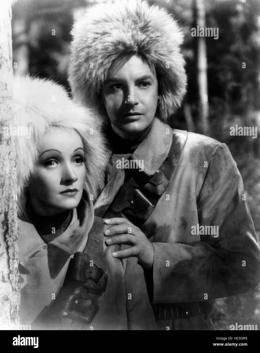 KNIGHT WITHOUT ARMOUR, Marlene Dietrich, Robert Donat, 1937 Stock Photo ...