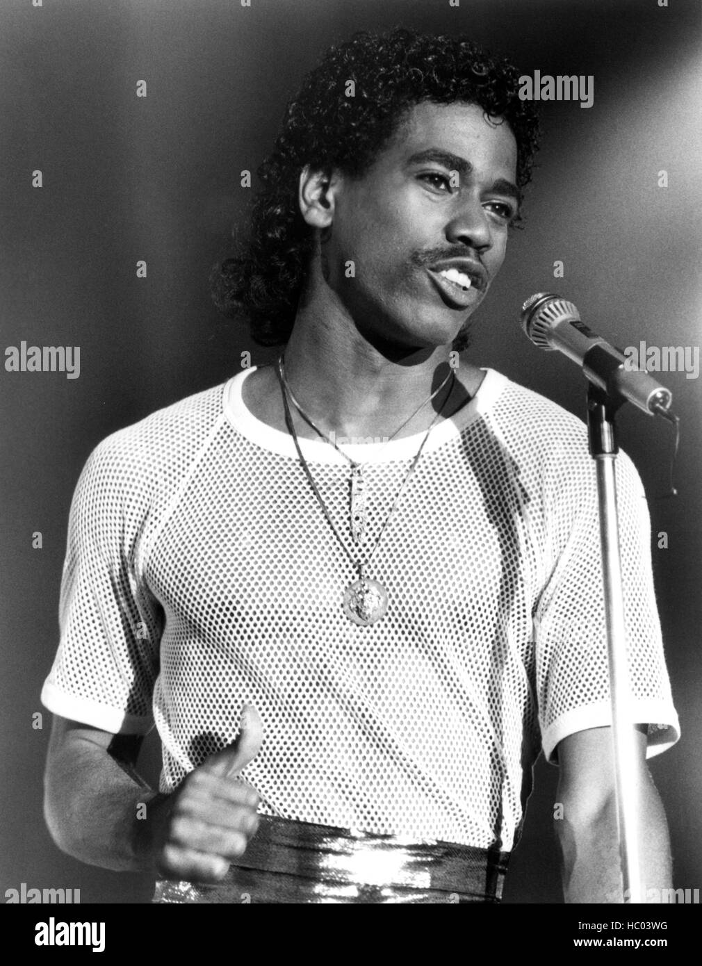 KRUSH GROOVE, Kurtis Blow, performing on stage, 1985. (c)Warner Bros ...
