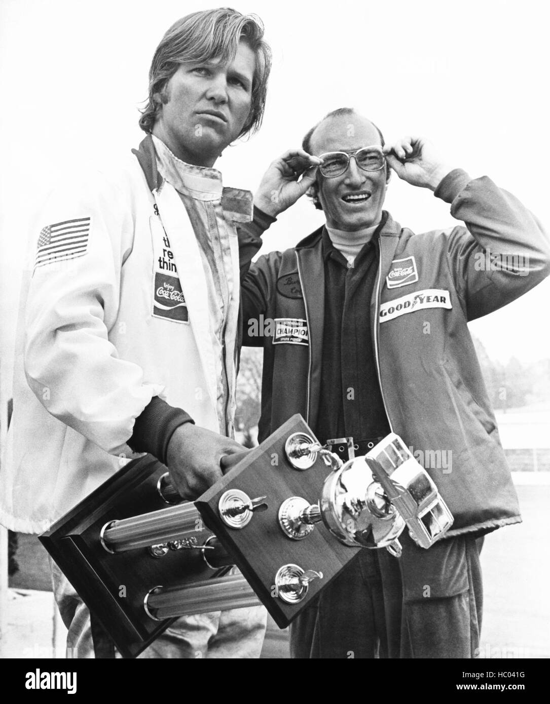 THE LAST AMERICAN HERO, from left: Jeff Bridges, Ed Lauter, 1973, TM ...
