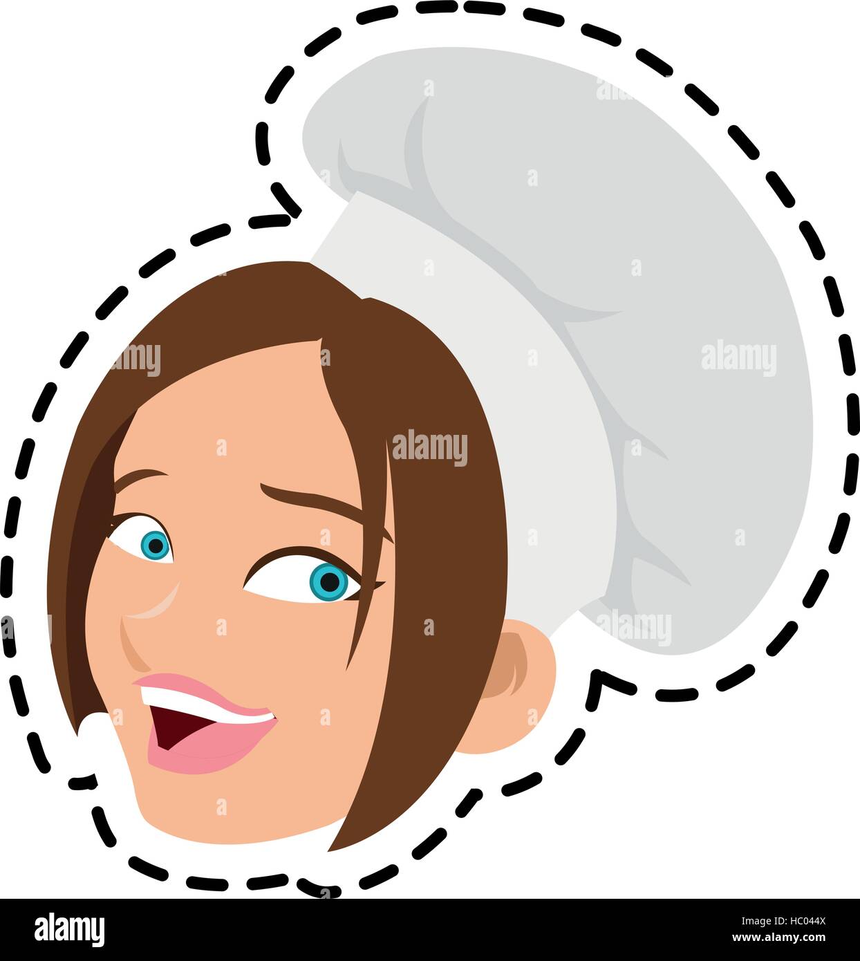 Isolated Female Chef Cartoon Design Stock Vector Image And Art Alamy