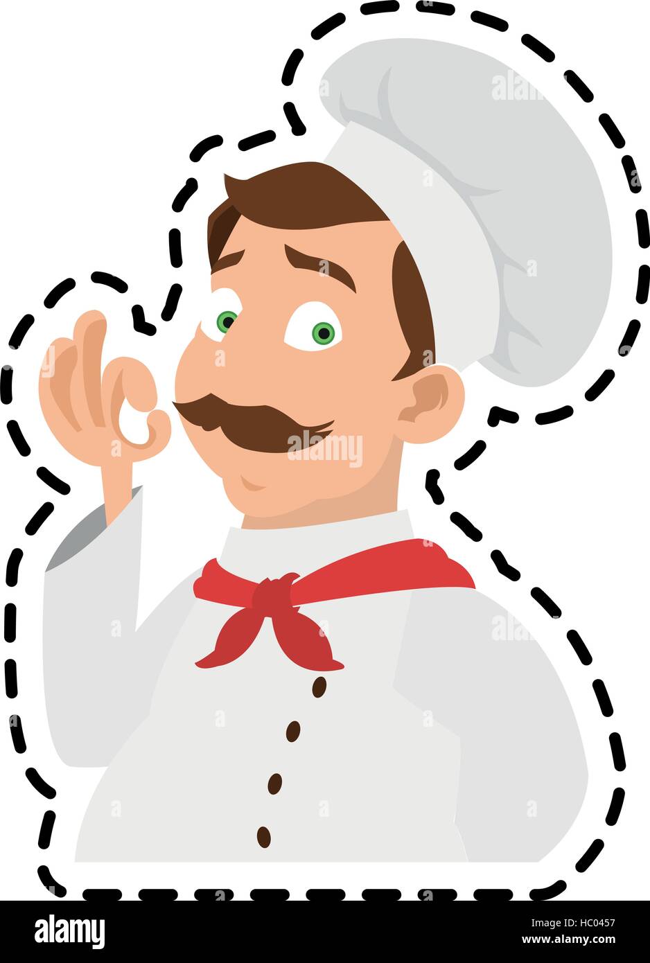 Isolated male chef cartoon design Stock Vector Image & Art - Alamy
