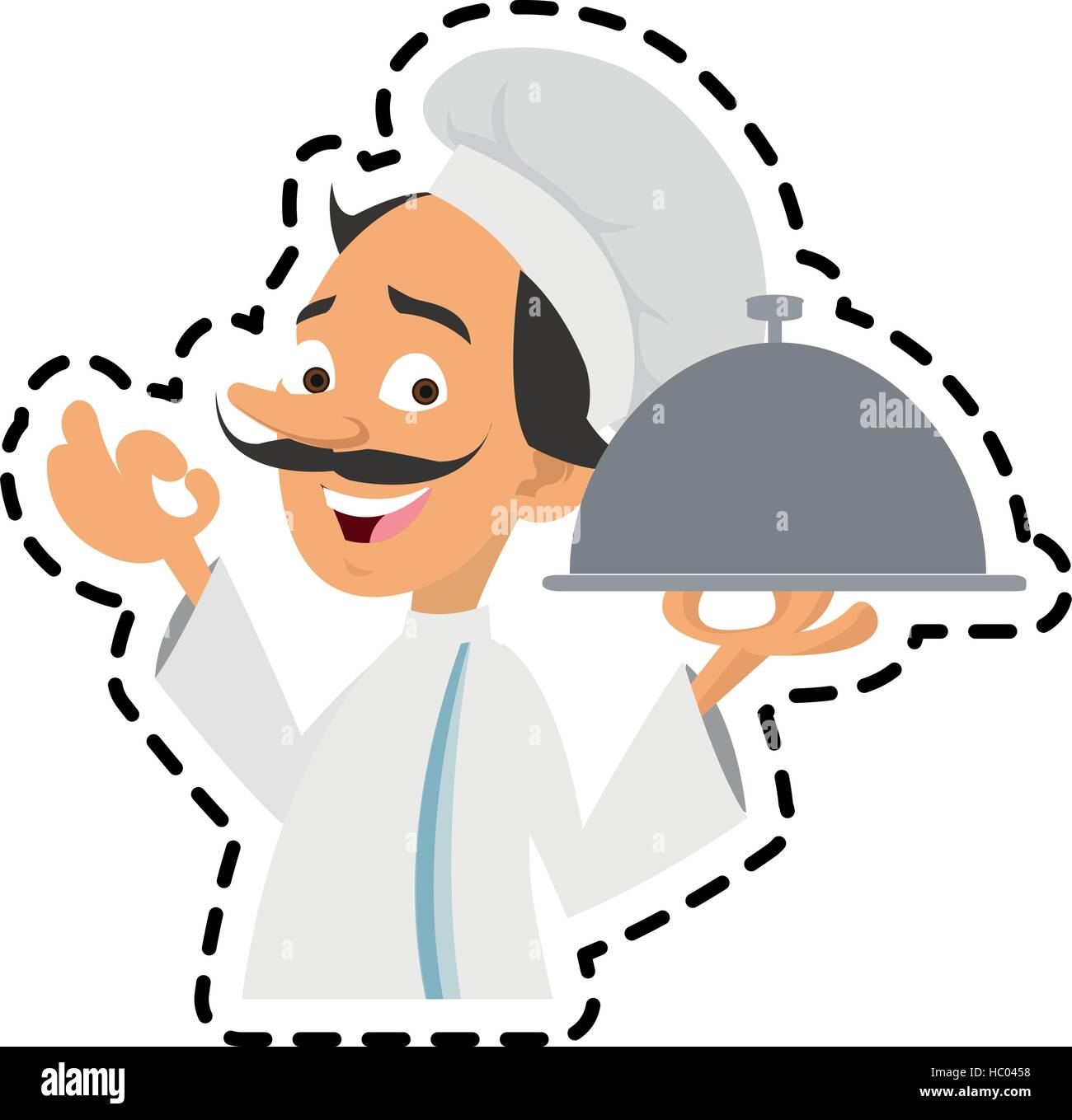 Isolated male chef cartoon design Stock Vector Image & Art - Alamy
