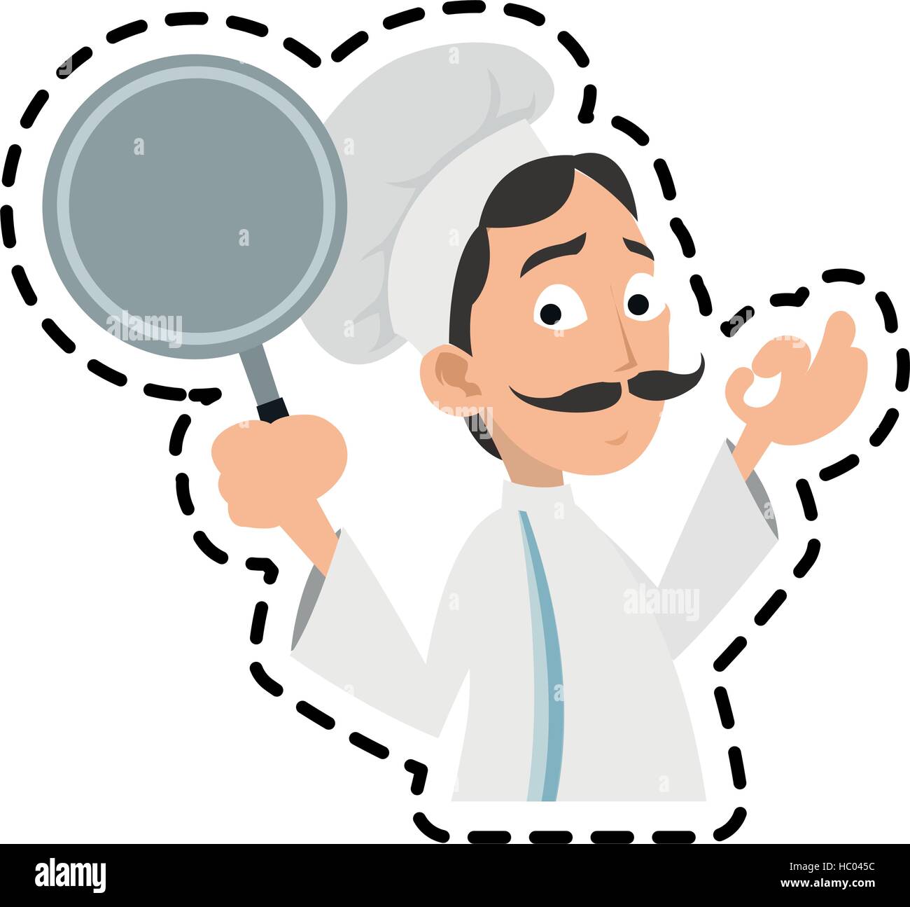 Isolated male chef cartoon design Stock Vector Image & Art - Alamy