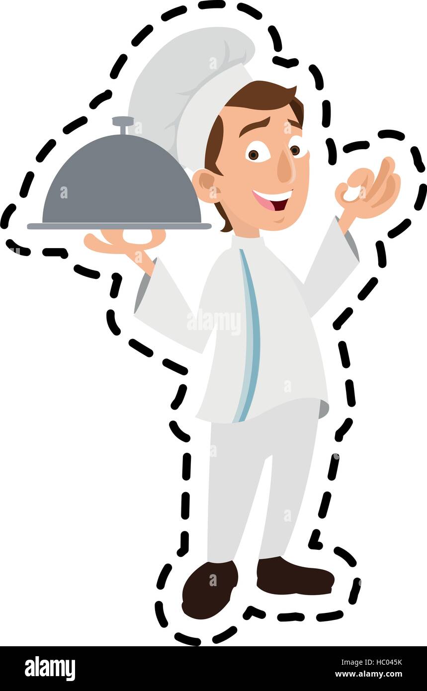 Isolated male chef cartoon design Stock Vector Image & Art - Alamy