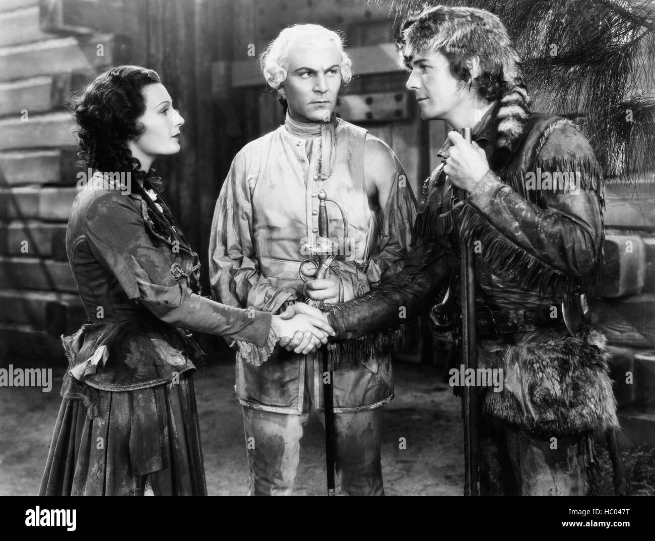 THE LAST OF THE MOHICANS, Binnie Barnes, Henry Wilcoxon, Randolph Scott, 1936 Stock Photo - Alamy