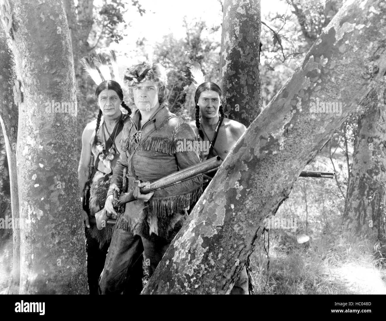 THE LAST OF THE MOHICANS, Robert Barrat, Randolph Scott, Phillip Reed, 1936 Stock Photo - Alamy