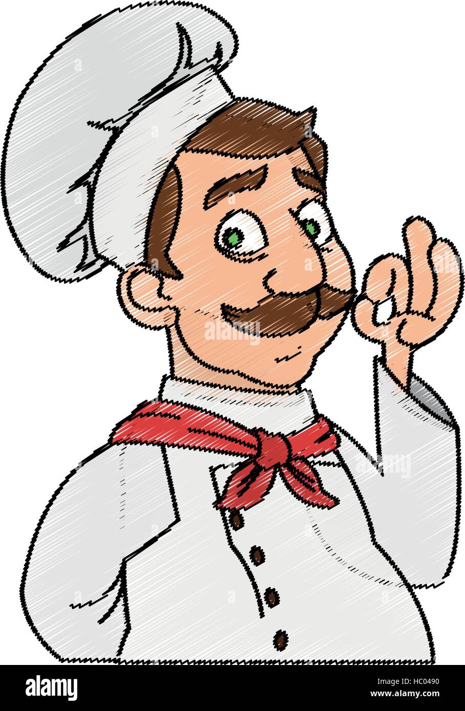 Isolated male chef cartoon design Stock Vector Image & Art - Alamy