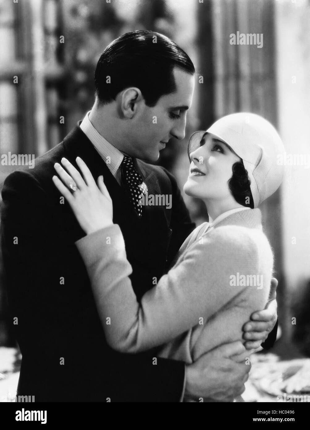 THE LAST OF MRS. CHEYNEY, Basil Rathbone, Norma Shearer, 1929 Stock ...