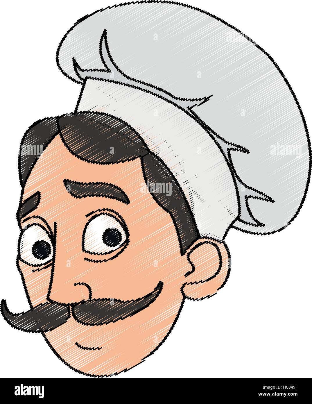 Isolated male chef cartoon design Stock Vector Image & Art - Alamy