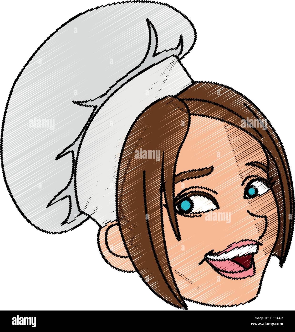 Isolated Female Chef Cartoon Design Stock Vector Image And Art Alamy