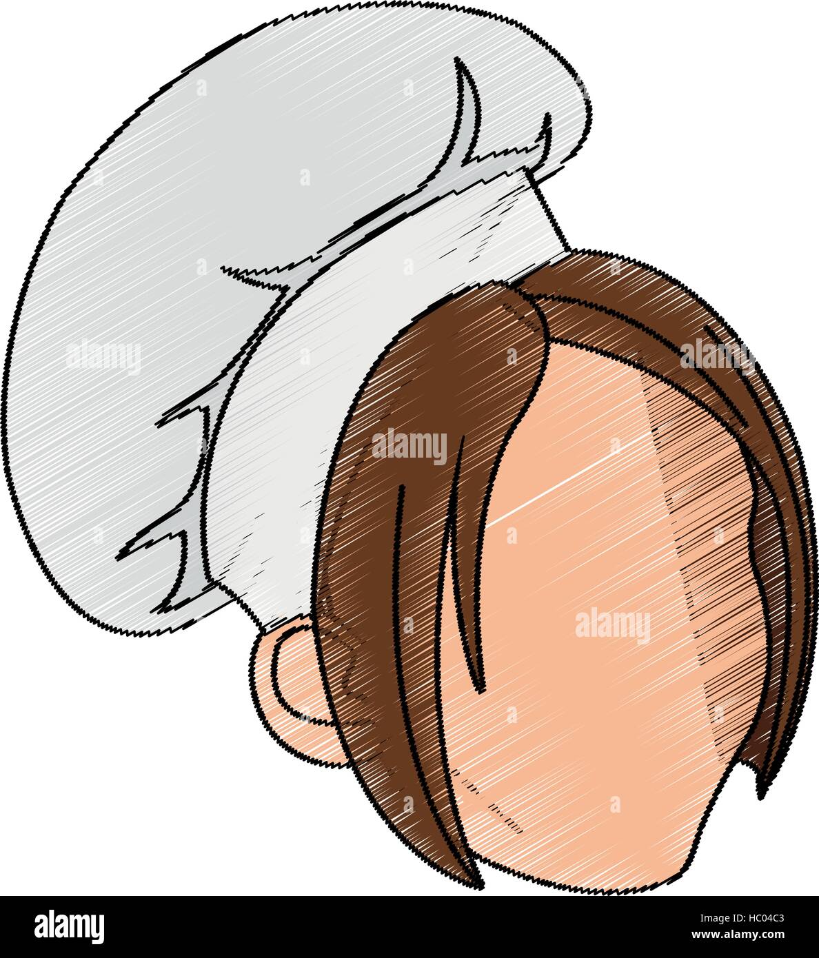 Isolated female chef head design Stock Vector Image & Art - Alamy