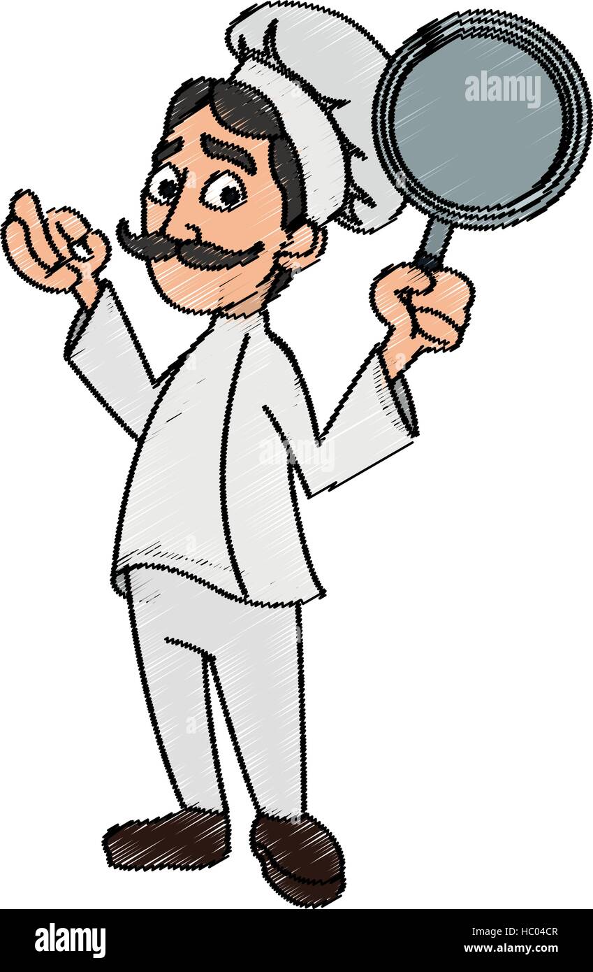 Isolated male chef cartoon design Stock Vector Image & Art - Alamy