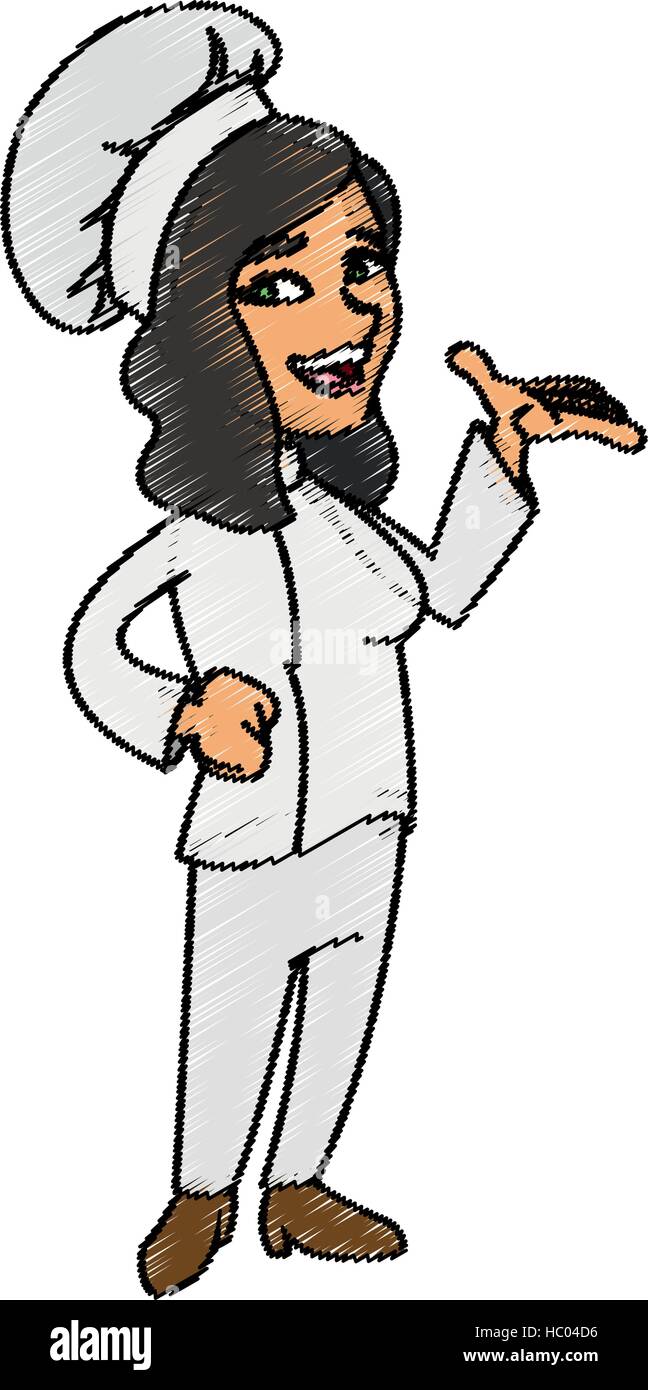 Isolated Female Chef Cartoon Design Cut Out Stock Images And Pictures Alamy