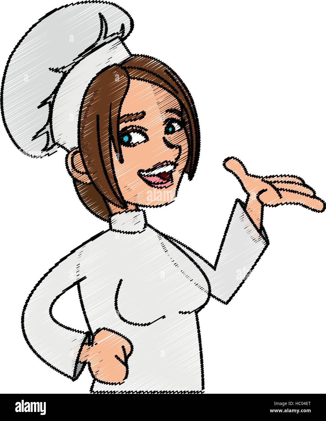 Isolated Female Chef Cartoon Design Stock Vector Image And Art Alamy
