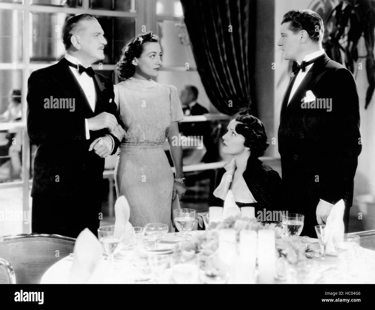 THE LAST OF MRS. CHEYNEY, from left: Frank Morgan, Joan Crawford ...