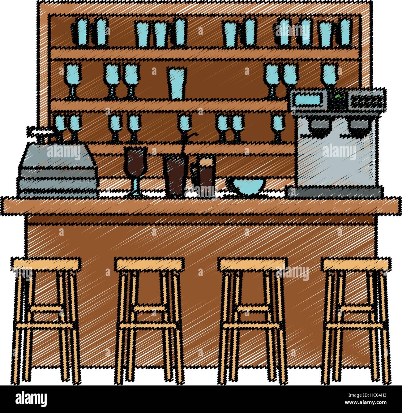 Isolated coffee shop design Stock Vector Image & Art - Alamy