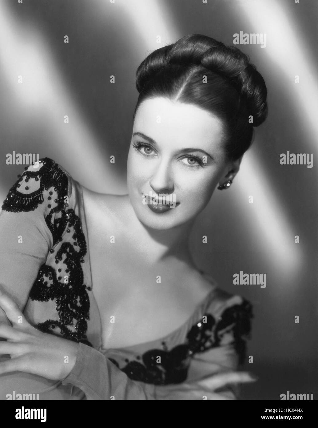 LADY ON A TRAIN, Patricia Morison, 1945 Stock Photo - Alamy