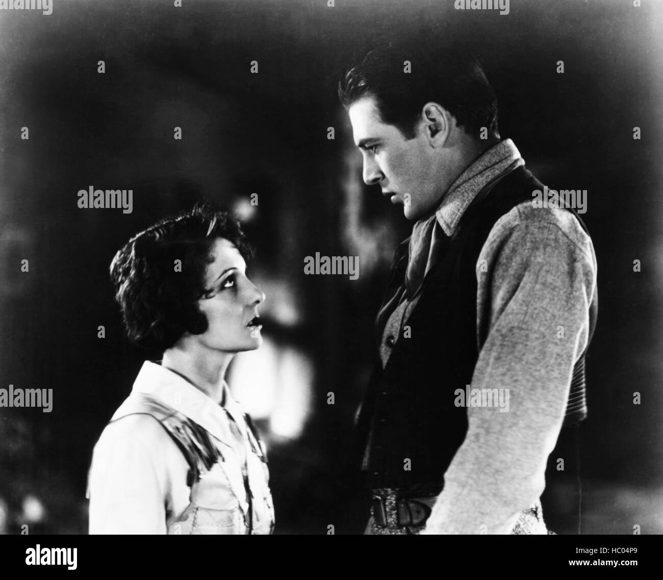 THE LAST OUTLAW, from left: Betty Jewel, Gary Cooper, 1927 Stock Photo ...